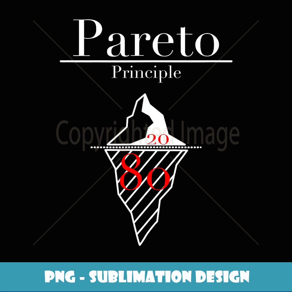 Pareto Principle 80 20 Eighty Twenty Rule - Vintage Sublimat | Inspire Uplift