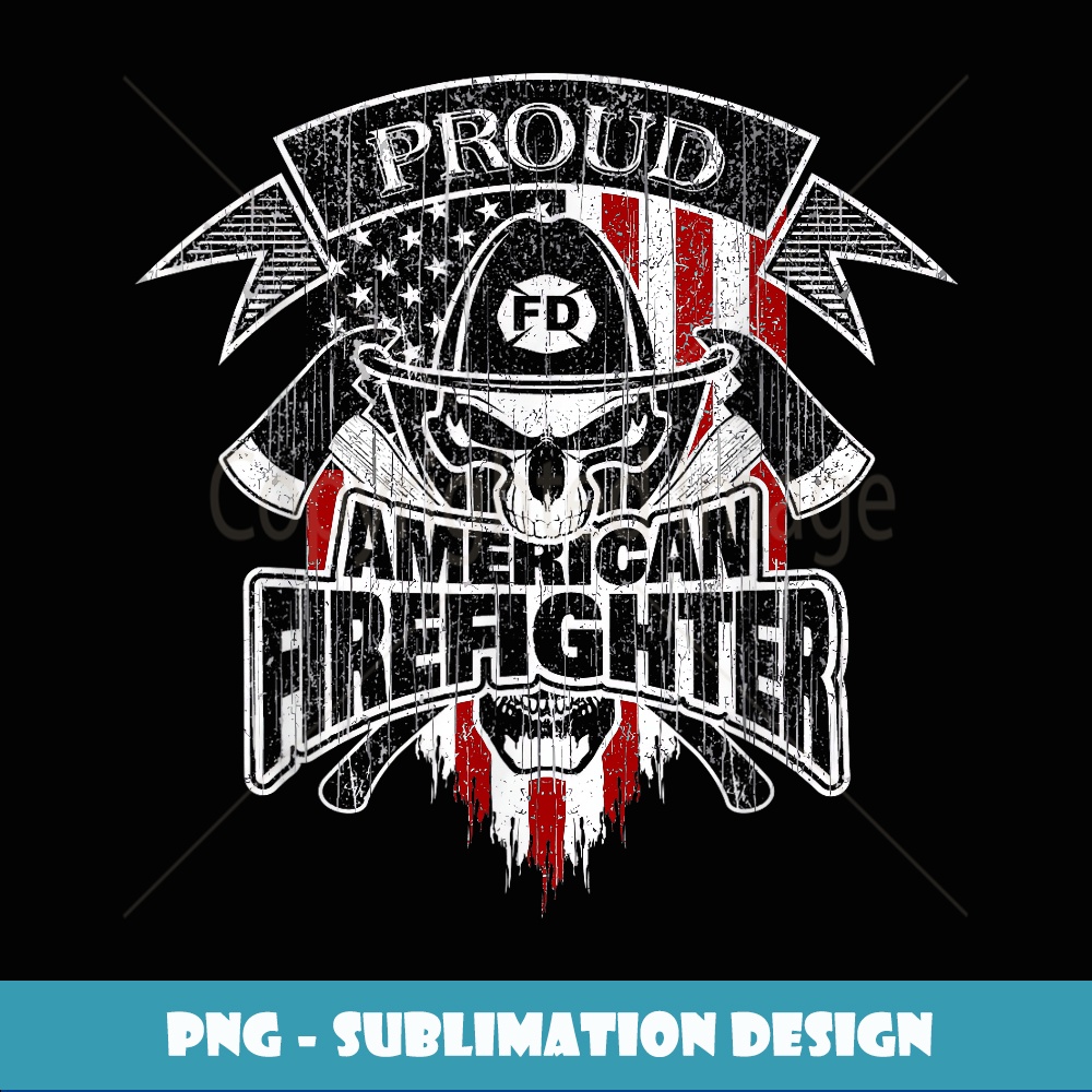 Patriotic Firefighter American Flag - Stylish Sublimation Di | Inspire ...