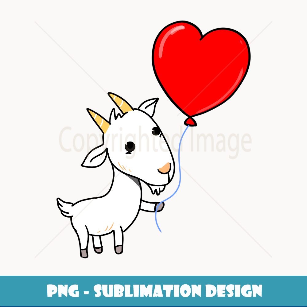 goat with heart svg - Inspire Uplift