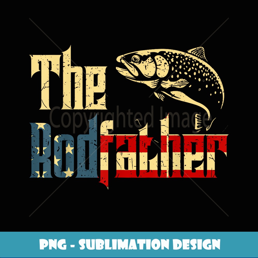 Funny Rodfather rout Fly Fishing Mens Reel Cool Dad - Modern | Inspire ...