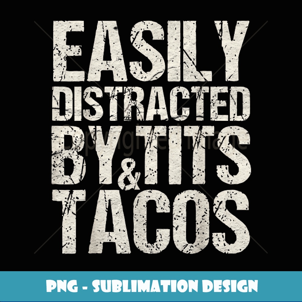 Easily Distracted By its and acos Vintage Adult Humor ee - R | Inspire Uplift