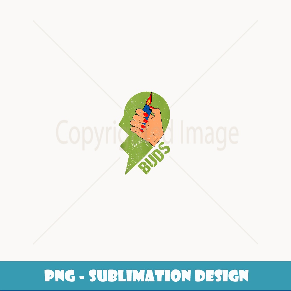 Best Buds Weed Funny Joint Stoner Friends Couples Matching - | Inspire ...