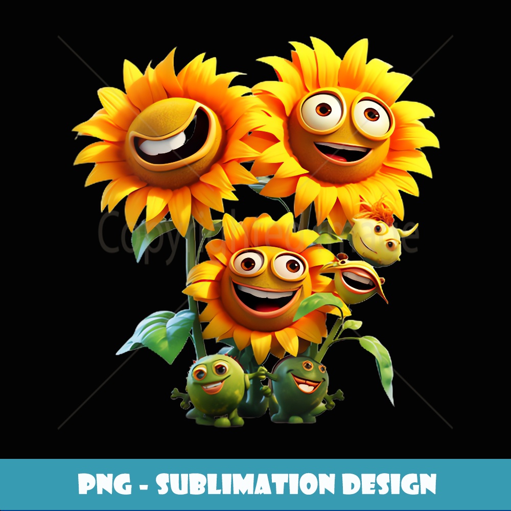 Womens Happy Sunflower Bouquet Crazy Sun Flower Bloom Summer | Inspire ...