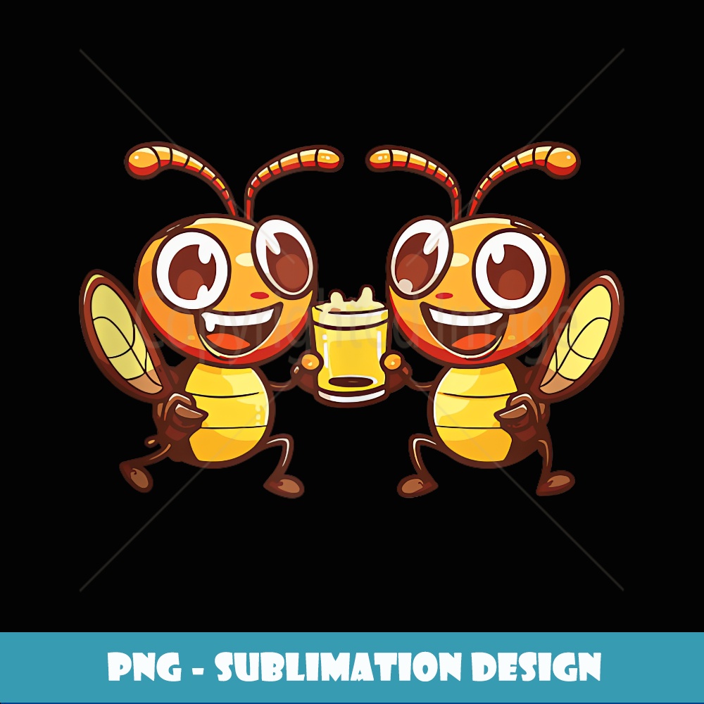 Funny Ant Insect With Beer Birthday Party - High-Resolution | Inspire ...