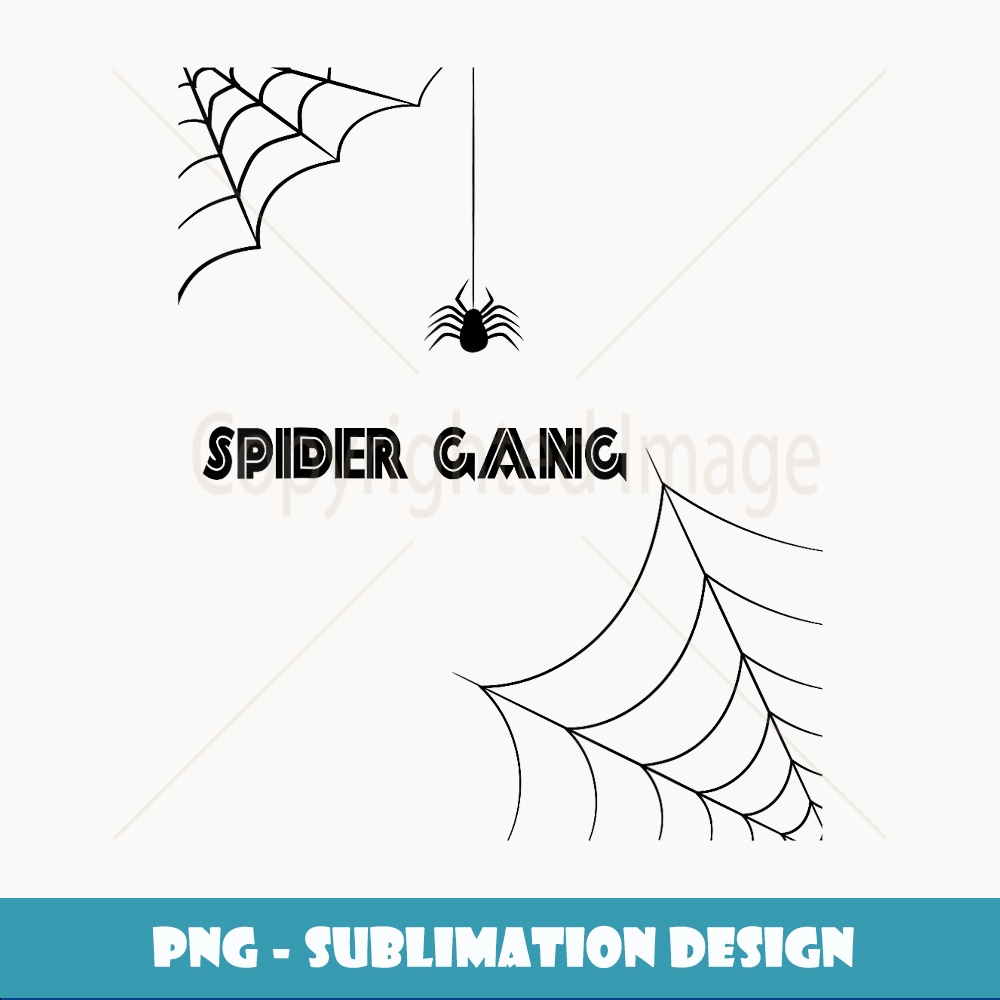 Spider web, Spider Gang - Elegant Sublimation PNG Download | Inspire Uplift
