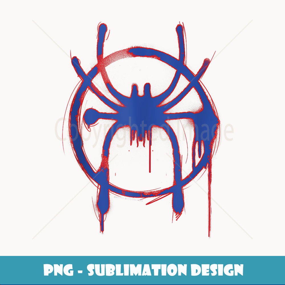 Marvel Into The SpiderVerse Spray Paint Logo - Artistic Subl - Inspire ...