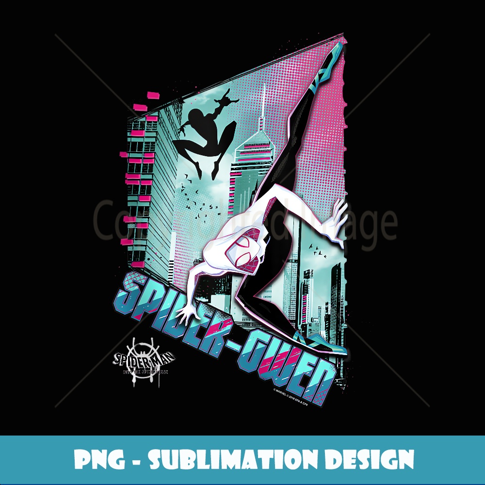 Marvel SpiderMan Spiderverse SpiderGwen City Pose - Elegant - Inspire ...