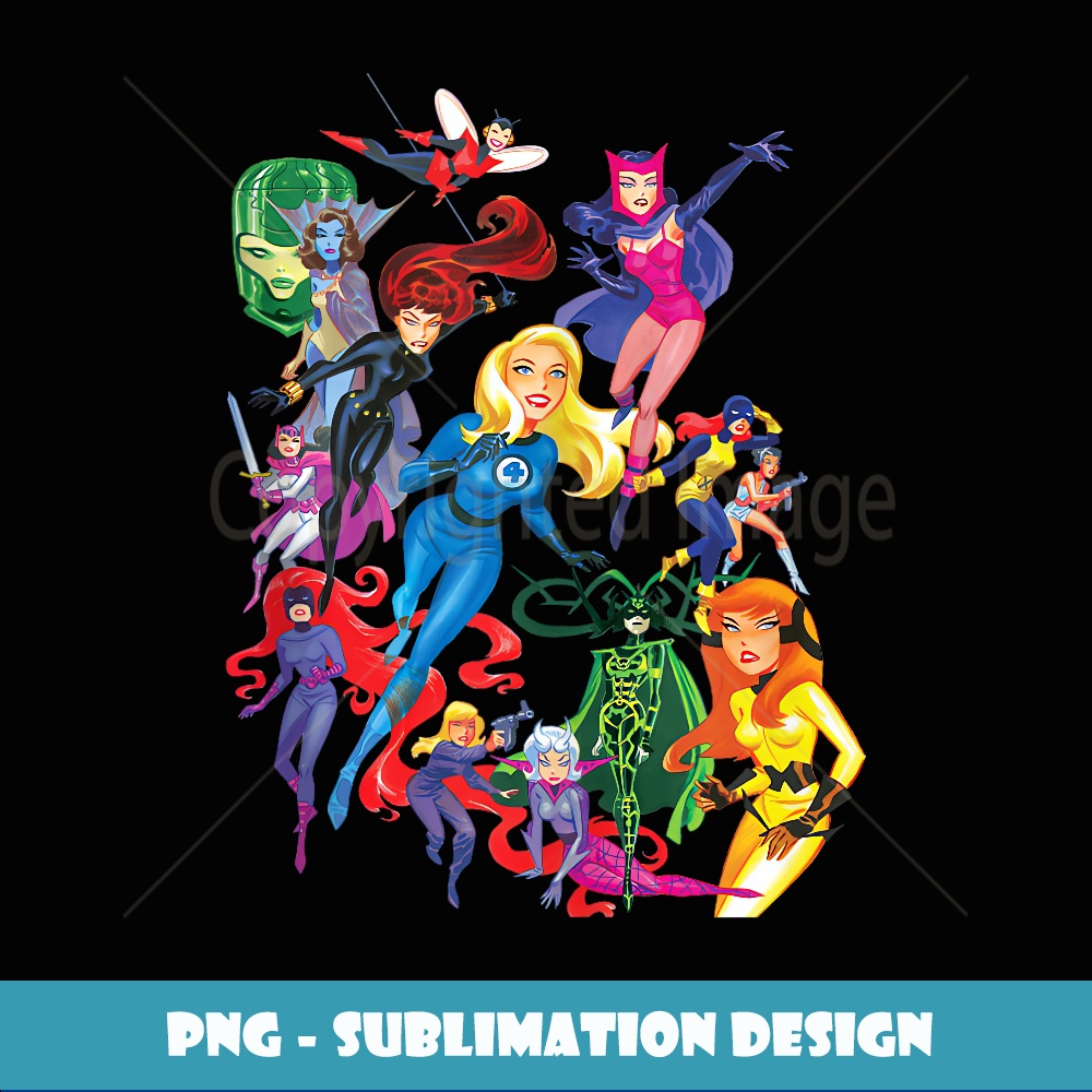 Women of Marvel Female Super Heroes - High-Resolution PNG Su | Inspire ...