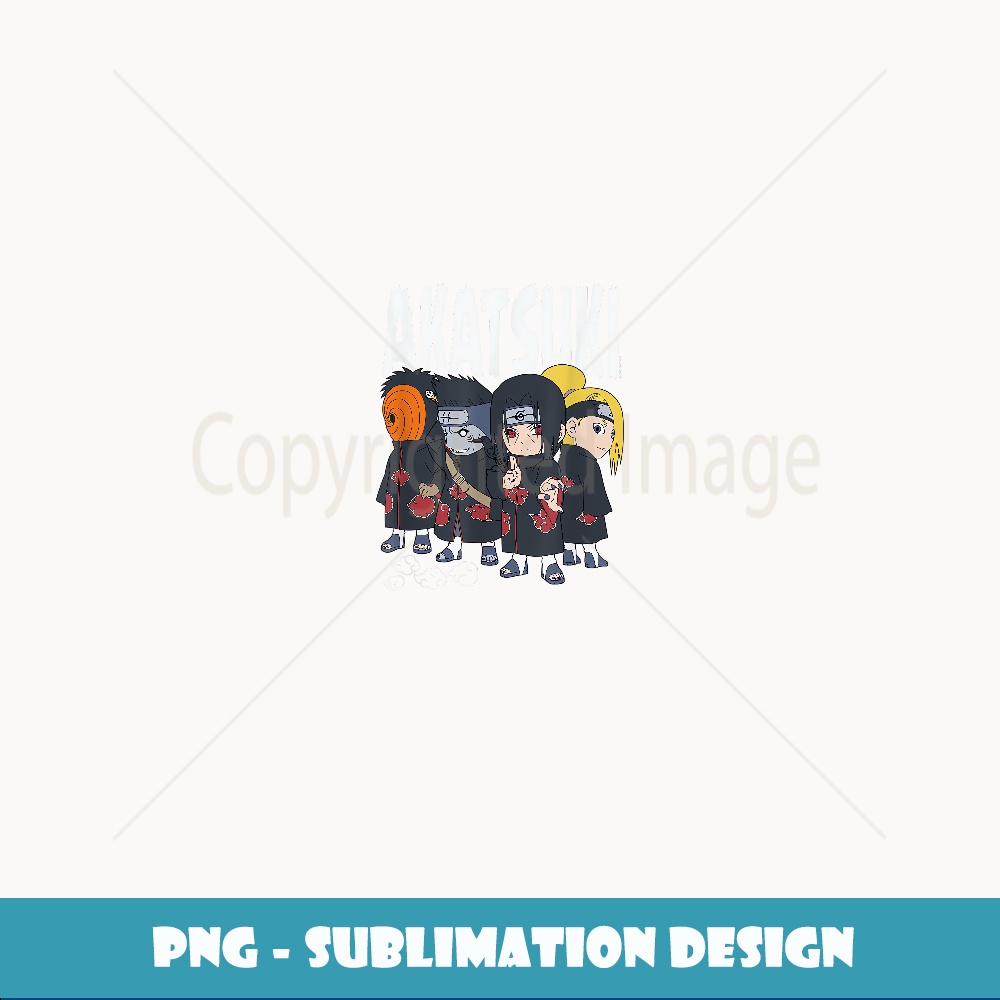 Naruto Shippuden Chibi Akatsuki Pose - Exclusive PNG Sublima | Inspire ...
