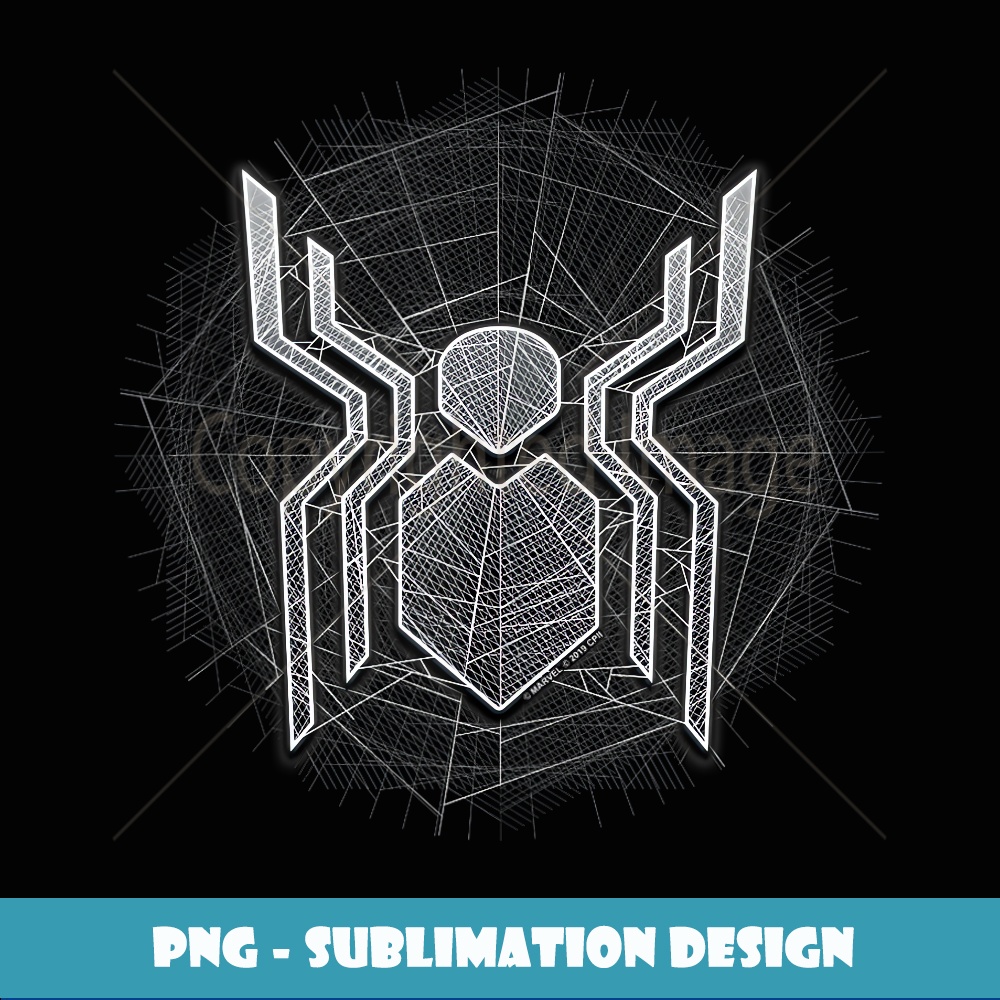 Marvel SpiderMan Far From Home Web Spider Chest Logo - Exclu | Inspire ...