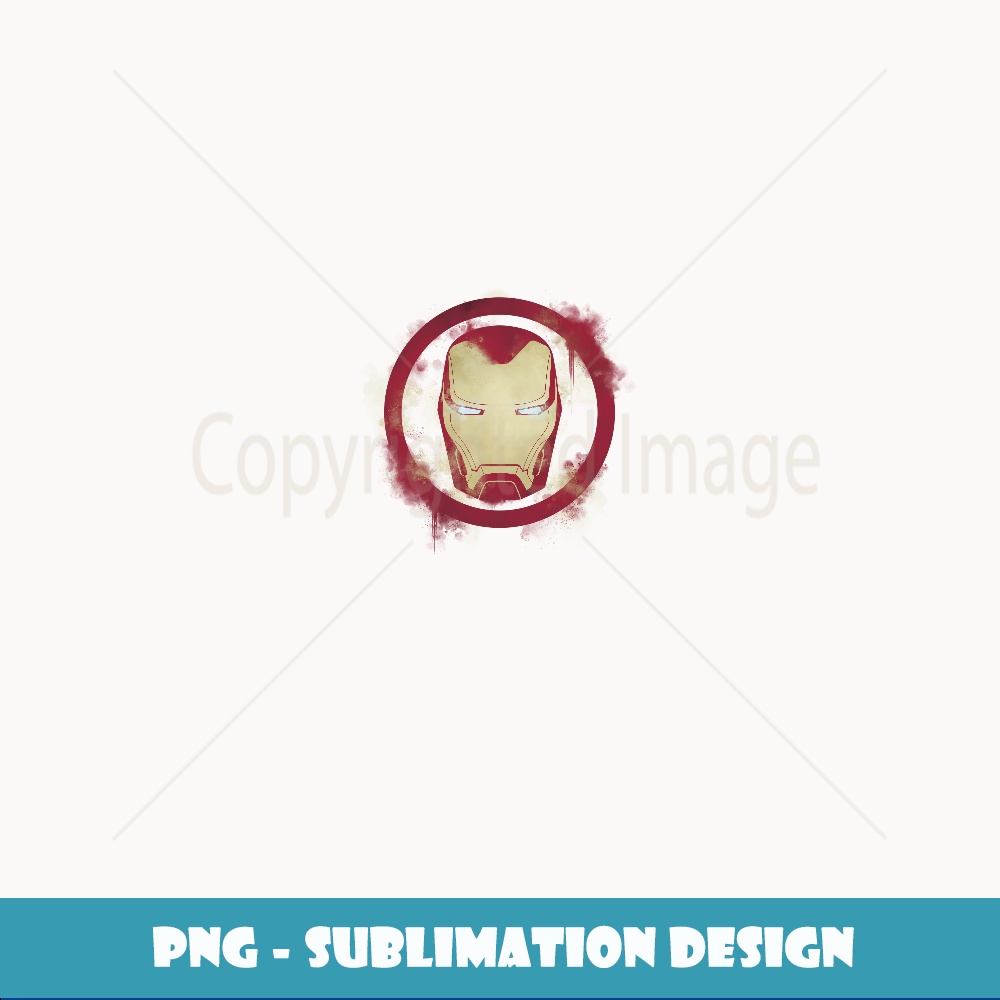 Marvel Avengers Endgame Iron Man Spray Paint Logo - High-Res | Inspire ...