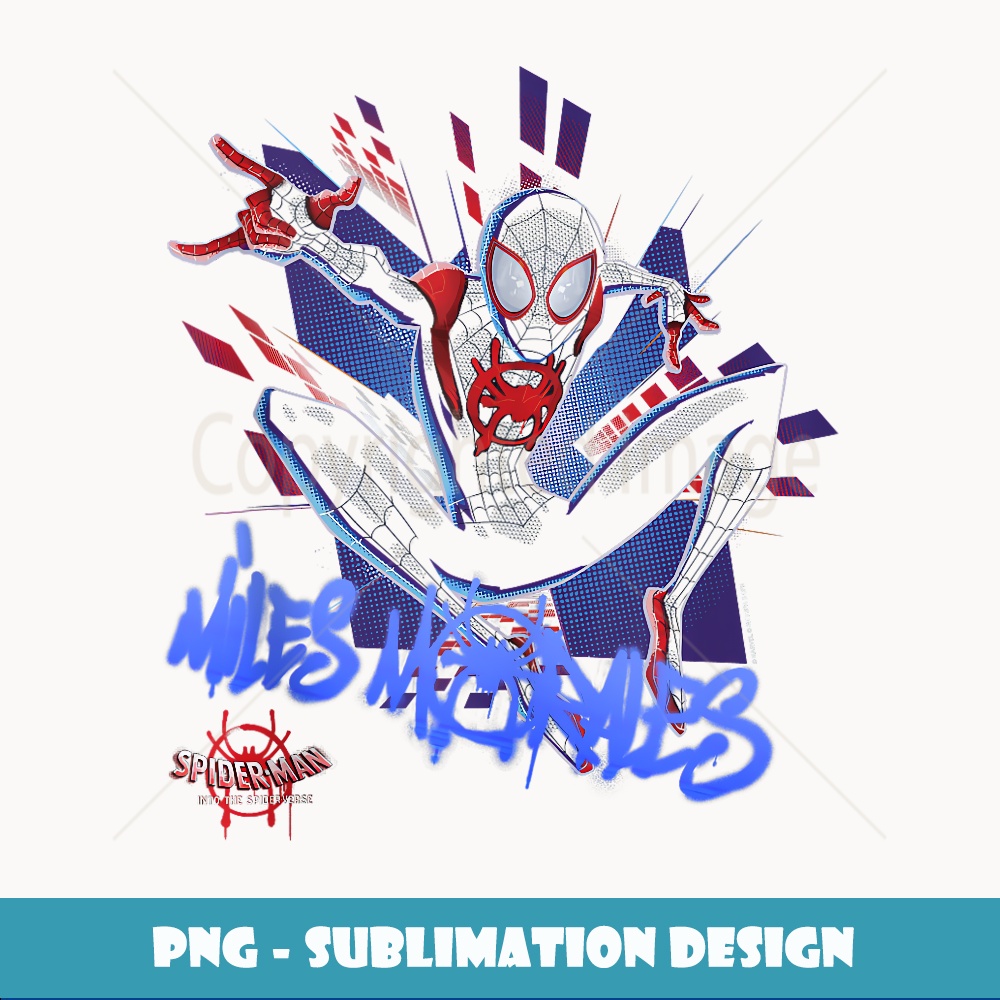 Marvel SpiderMan Spiderverse Graffiti Explosion - PNG Transp | Inspire ...