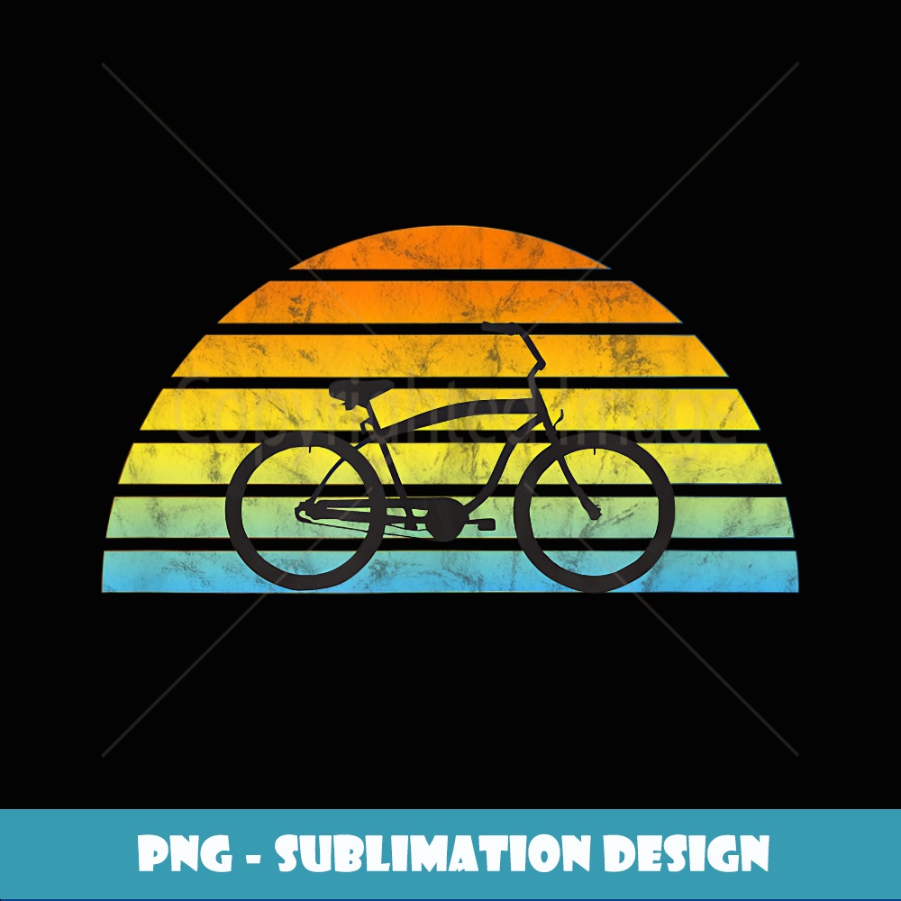 Vintage Retro Summer Beach Cruiser Bike - Signature Sublimat | Inspire Uplift