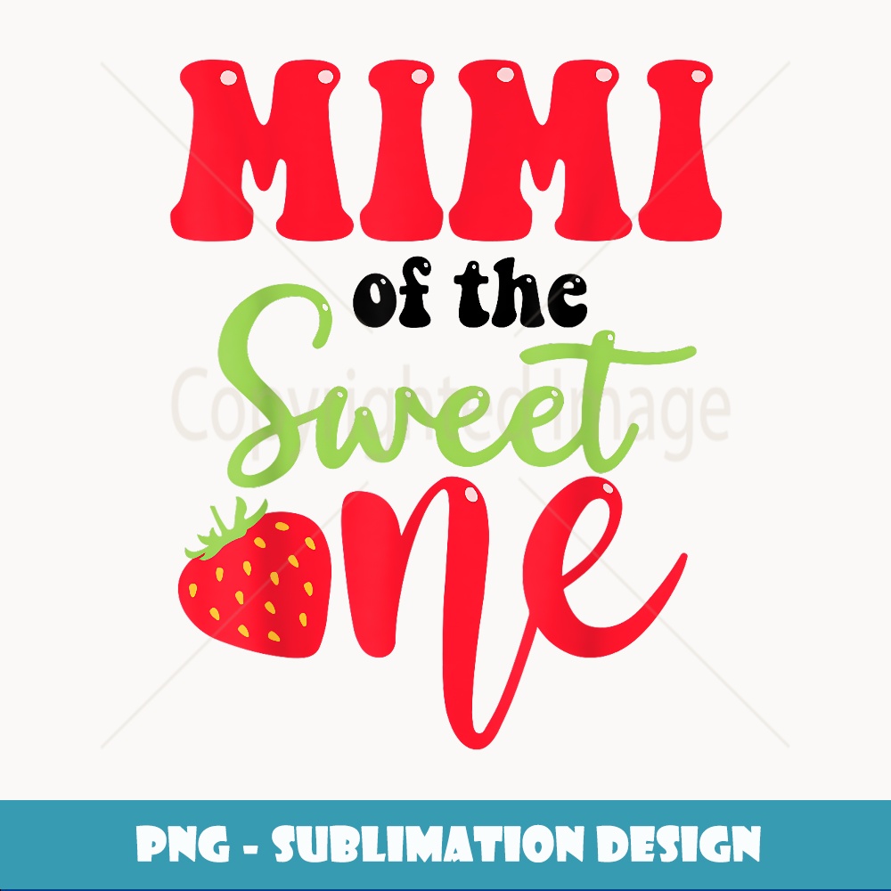 Mimi of the Sweet One Strawberry Summer First Birthday - PNG | Inspire ...