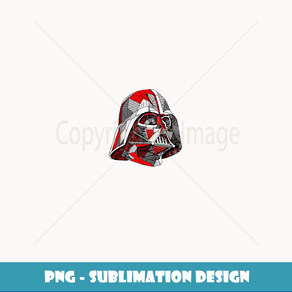 Star Wars Darth Vader Line Art Portrait - Unique Sublimation | Inspire ...