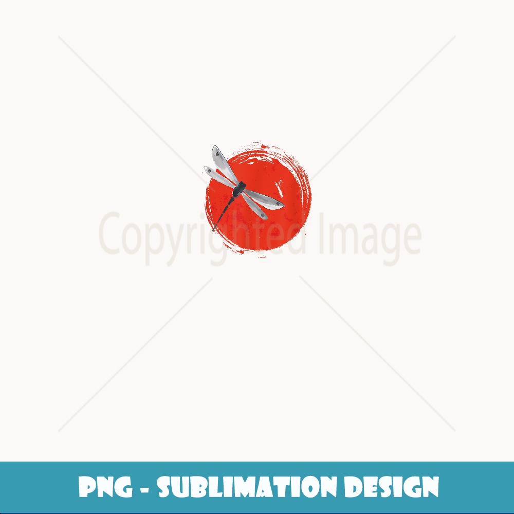 Zen Circle Japanese Dragonfly Sun Yoga - Exclusive PNG Subli | Inspire ...