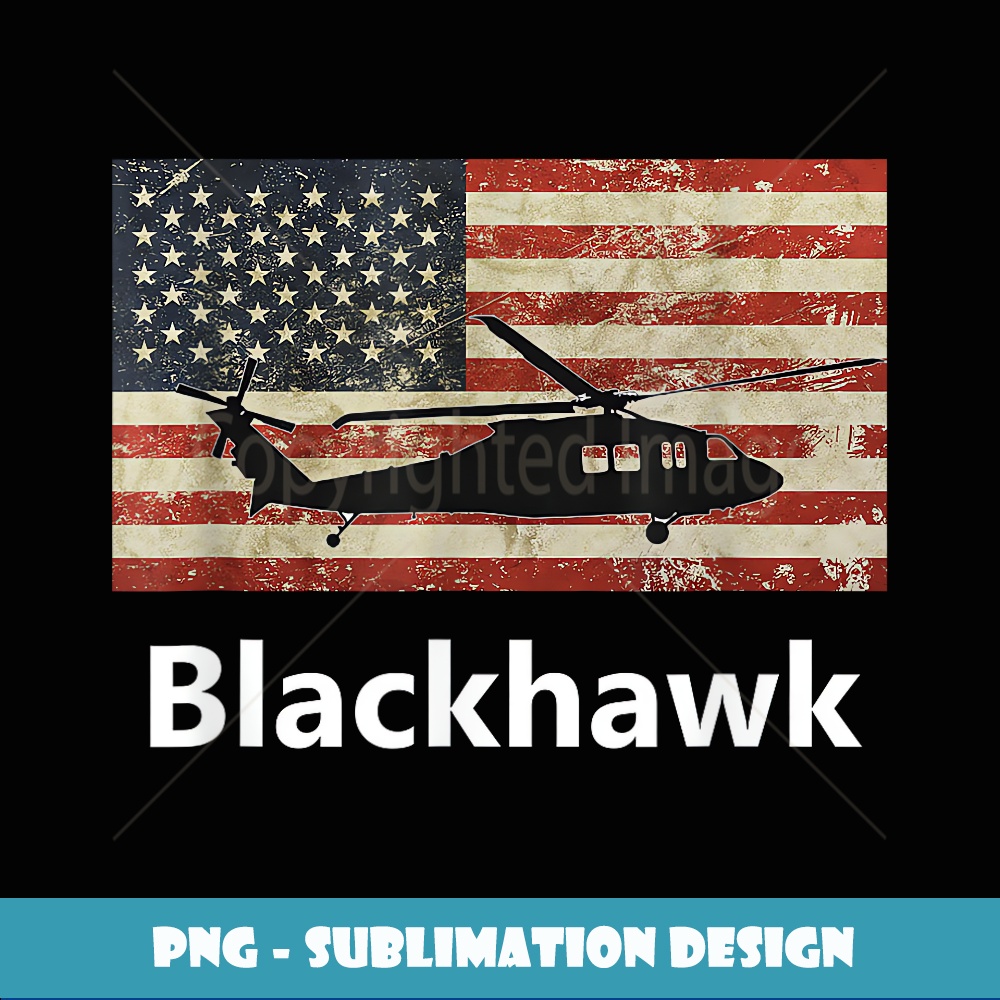 American Flag USA Black Hawk Helicopter Pilot Military Army | Inspire ...