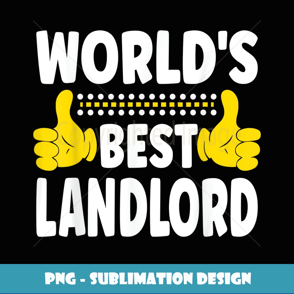 World's Best Landlord Job Title Funny Profession Landlord - | Inspire ...