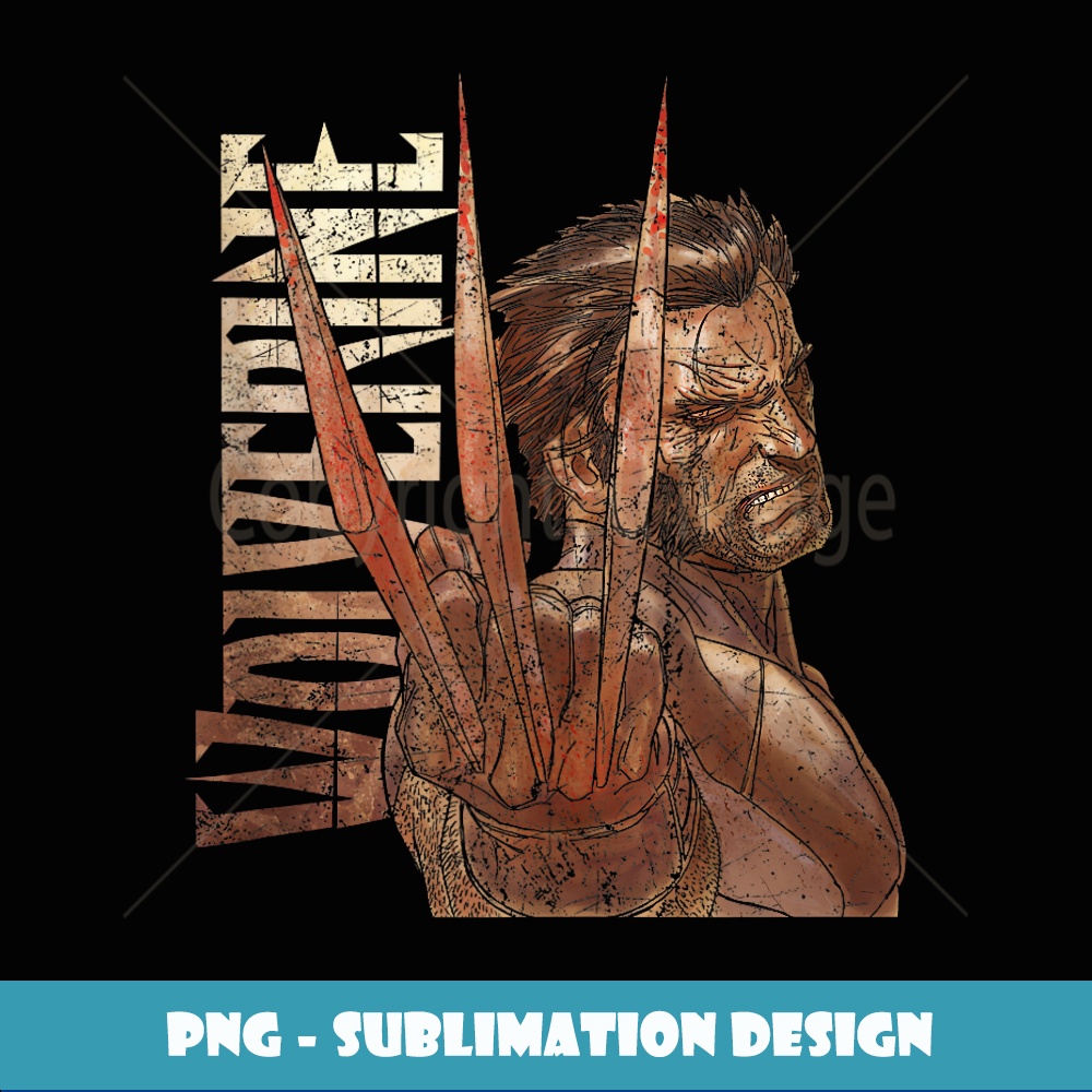 Marvel XMen Wolverine Three Claws - High-Resolution PNG Subl | Inspire ...