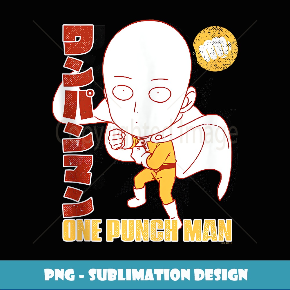 One Punch Man Comic Edit - Retro PNG Sublimation Digital Dow | Inspire ...
