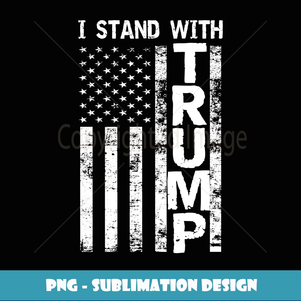 I Stand With America I Stand With Trump Cool Patriotic - Vin | Inspire ...