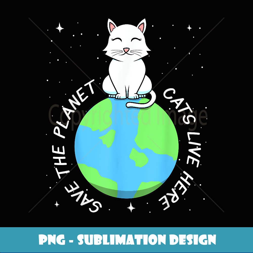 Save The Planet Cats Live Here for Earth and Cat Lovers - El | Inspire ...