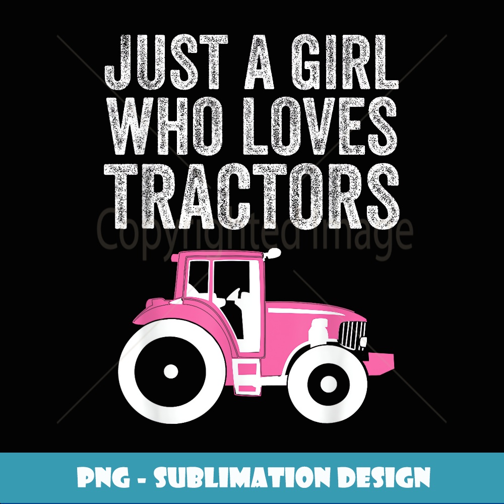 Cool Tractor Gift For Girls Kid Funny Farmer Toddler Farming | Inspire ...