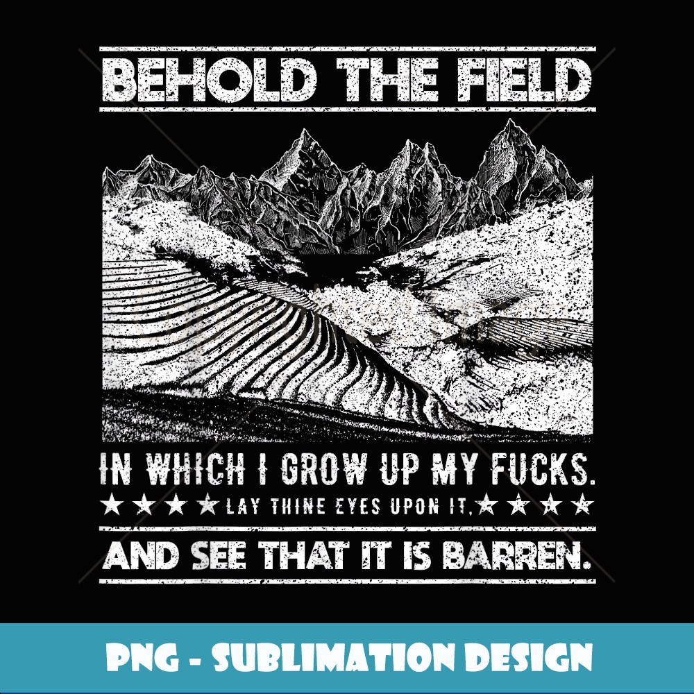 Behold The Field Cross Stitch | Inspire Uplift