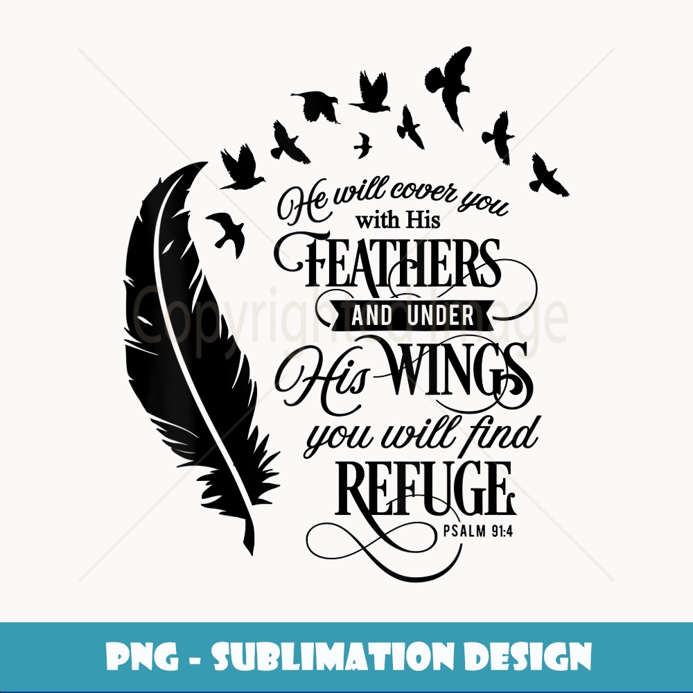 Under His Wings Svg | Inspire Uplift