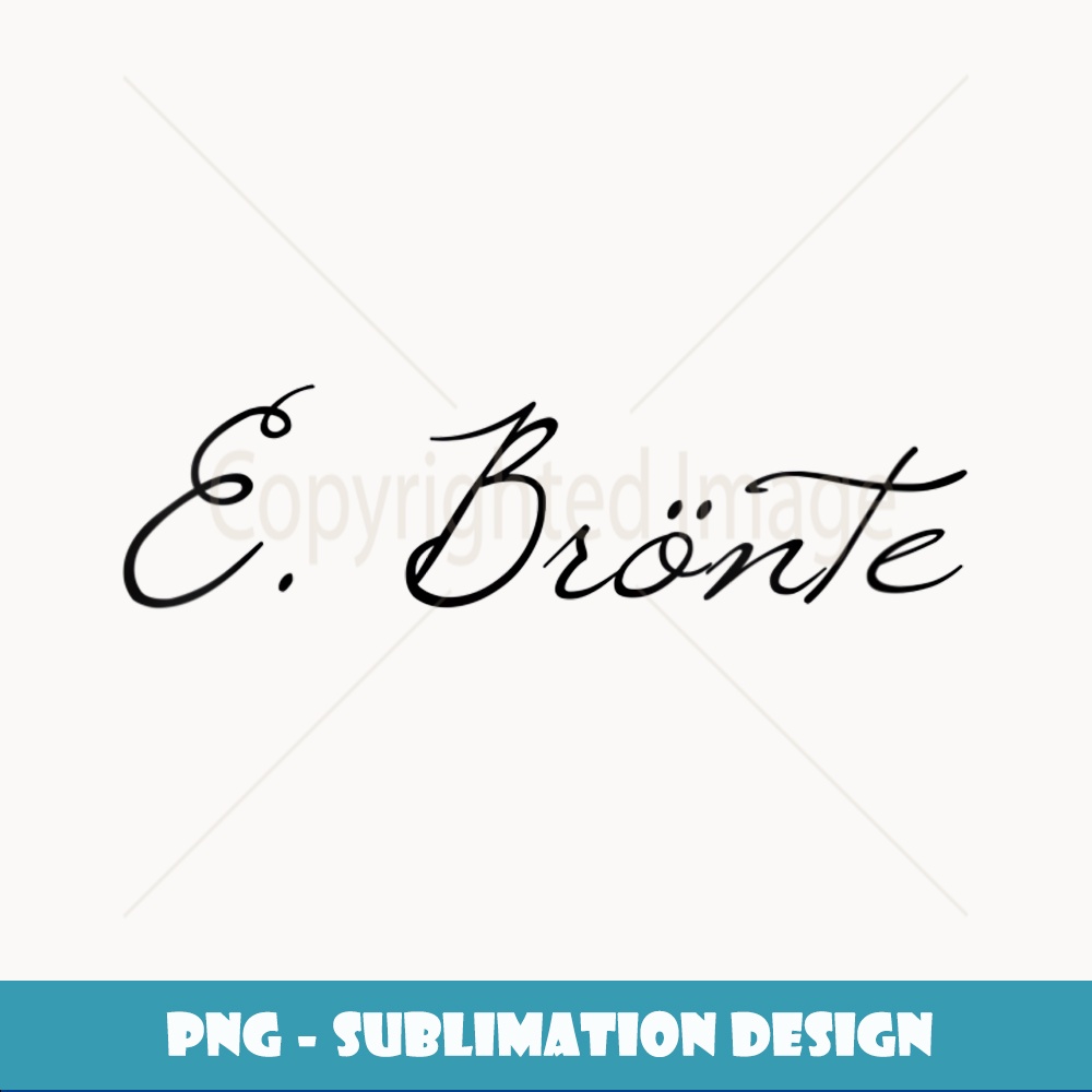 Womens Emily Bronte Classic Literature Author Signature - PN | Inspire ...