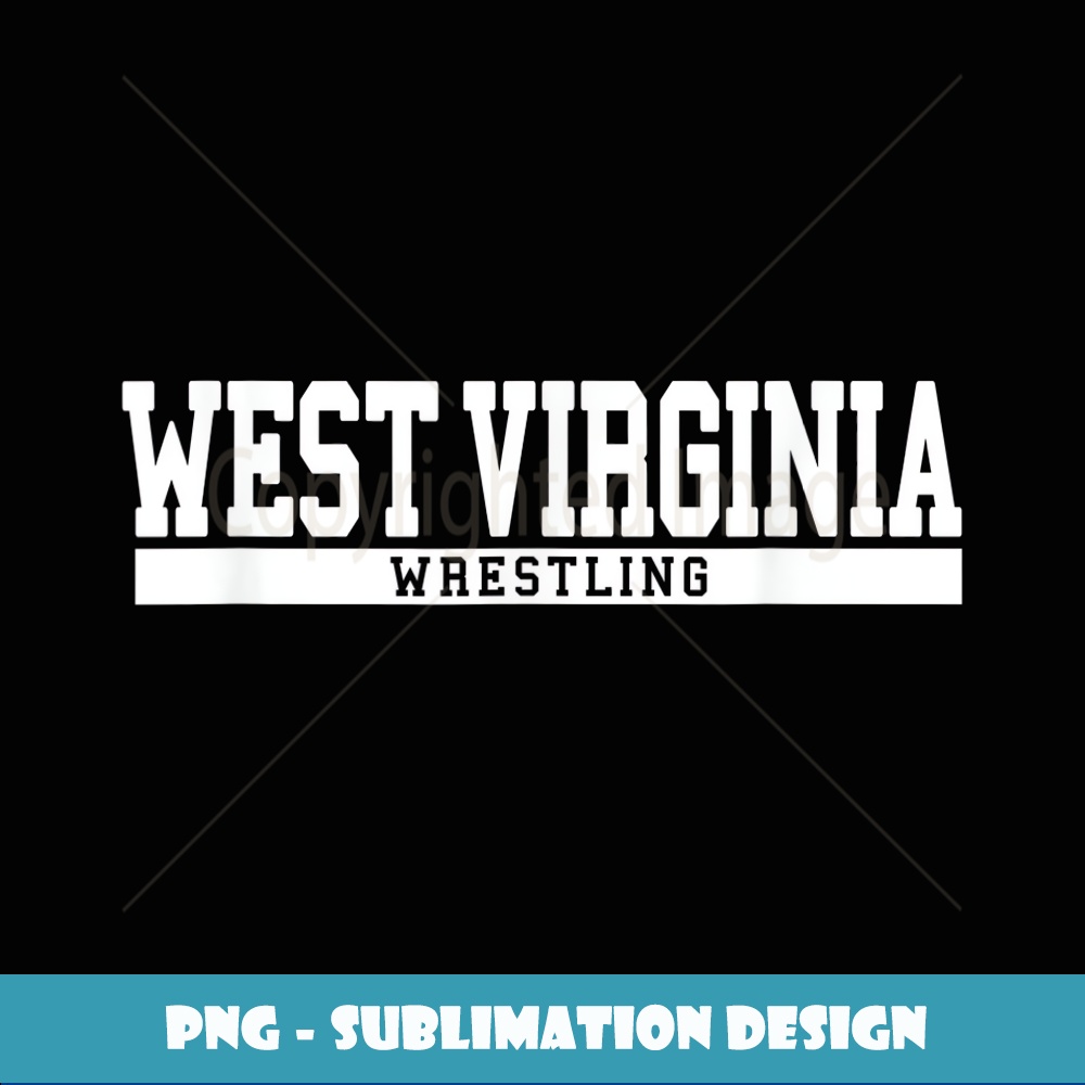 West Virginia Wrestling - Sublimation-Ready PNG File | Inspire Uplift