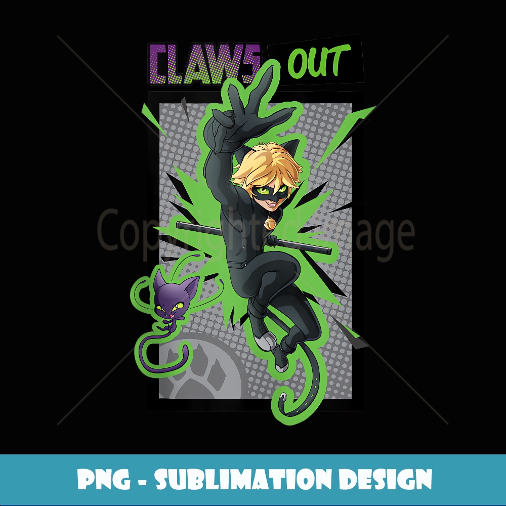 Miraculous Collection Cat Noir Focus - Exclusive Sublimation | Inspire ...