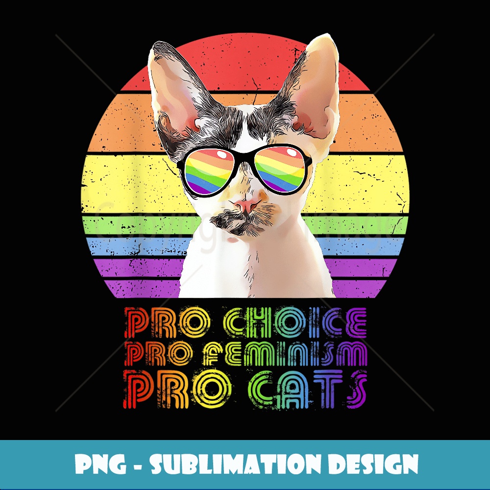 Pro Choice Pro Feminism Pro Cat LGBTQ Feminist - Instant Sub | Inspire ...