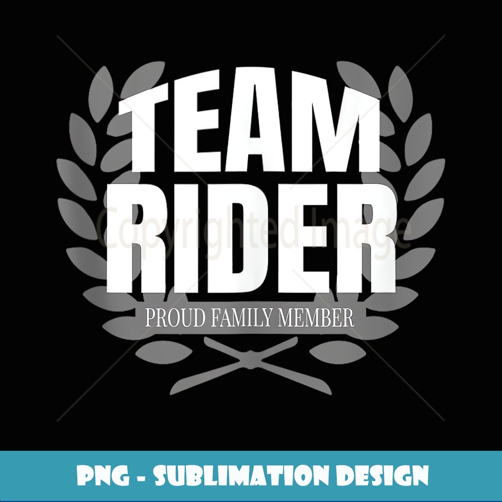 Team Rider Proud Family Member Rider - Elegant Sublimation P | Inspire ...