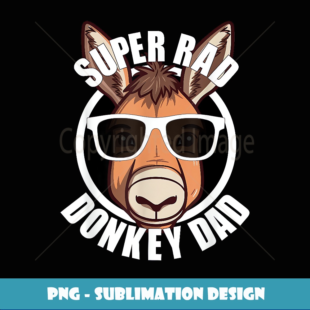 Mens Donkey Dad Funny Fatherus Day Farm Animals Farmer Menus | Inspire ...