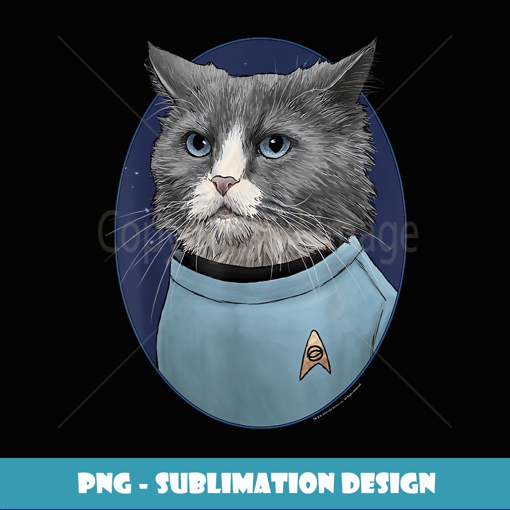 Star Trek The Original Series Leonard McCoy Cat Portrait - P | Inspire ...