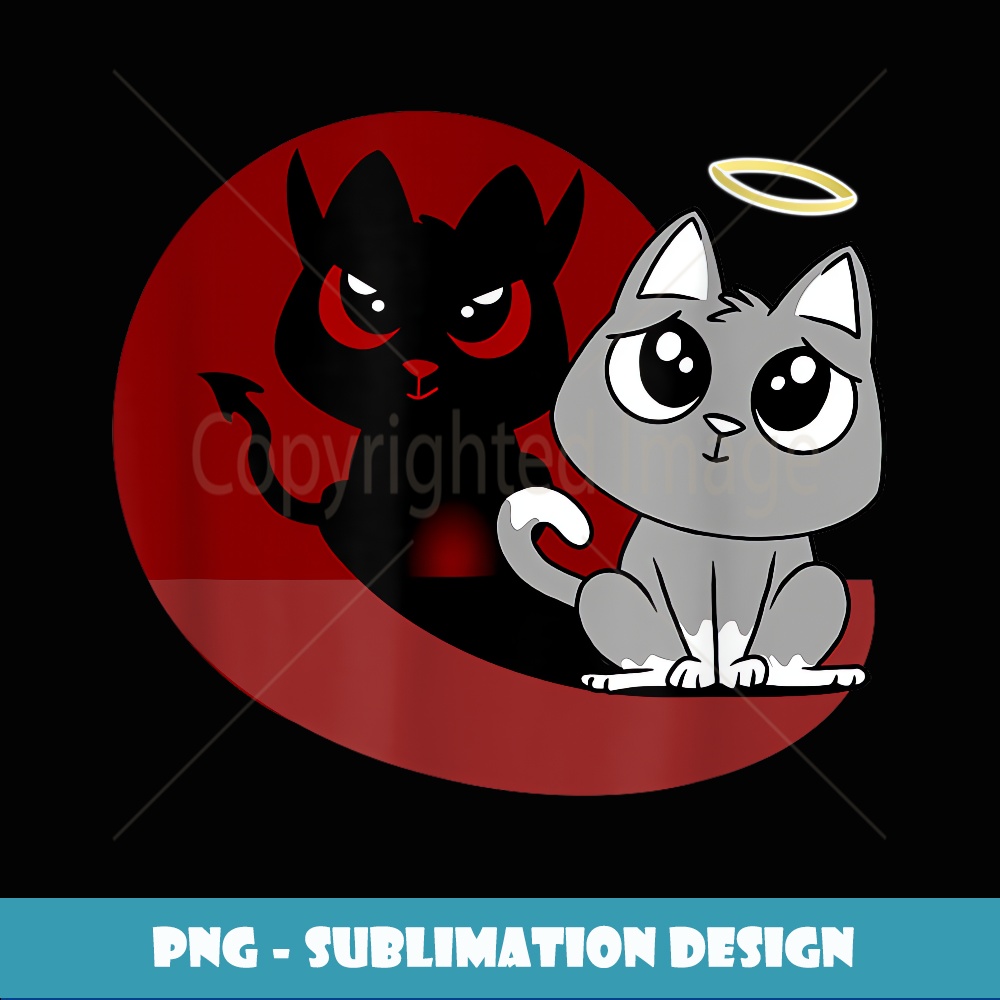 Funny Grey Cat Devil Angel Bad Cat Evil Shadow Diabolic Plan | Inspire ...