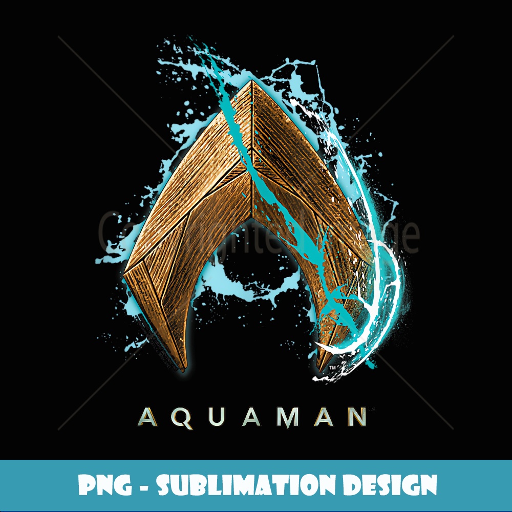 Aquaman Movie Water Shield - PNG Transparent Digital Downloa | Inspire ...