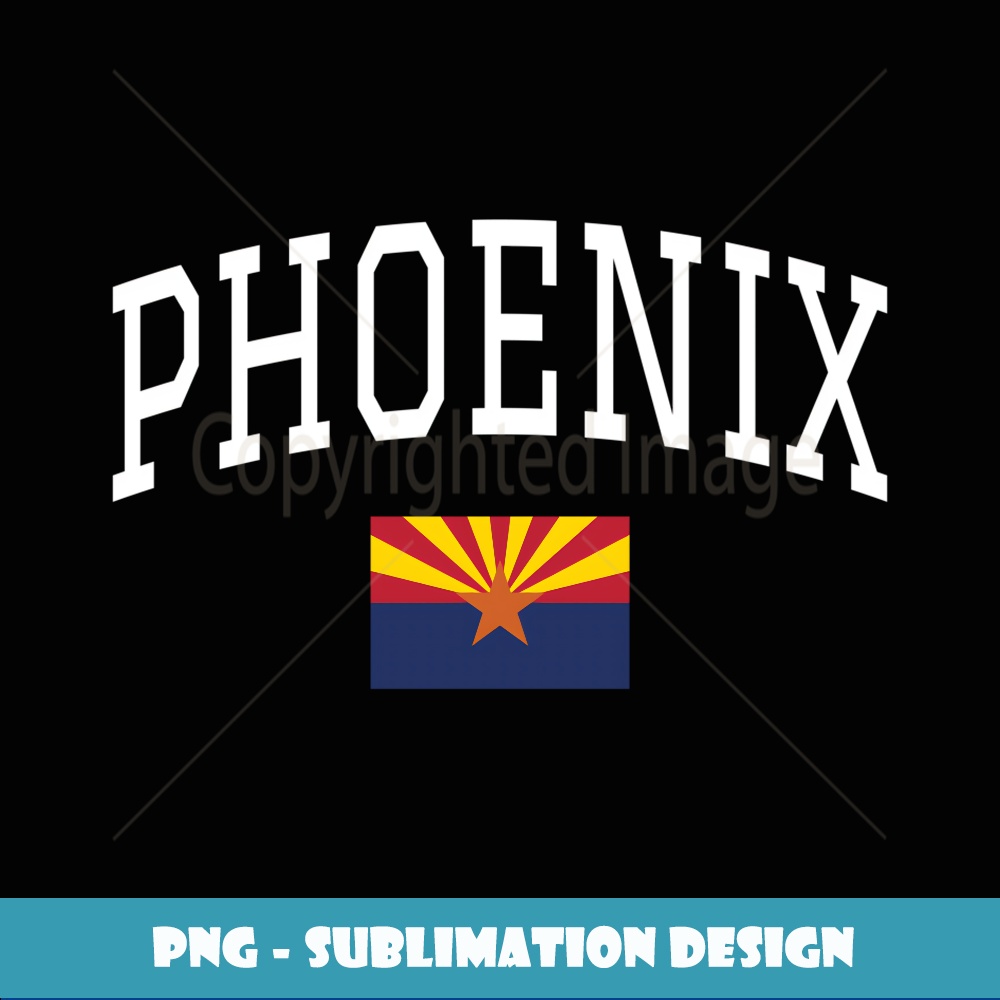 Cool Phoenix Text Arizona State Flag - Creative Sublimation | Inspire ...