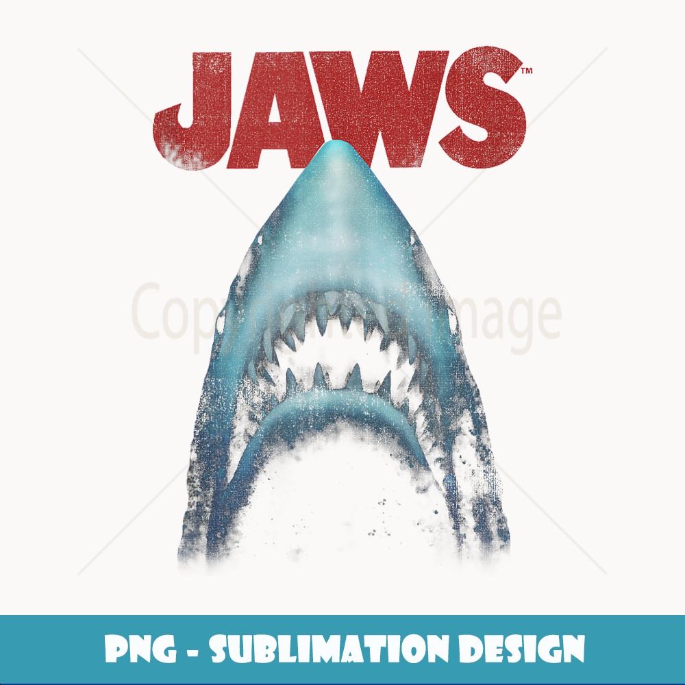 Jaws Classic Movie CloseUp - PNG Transparent Digital Downloa | Inspire ...