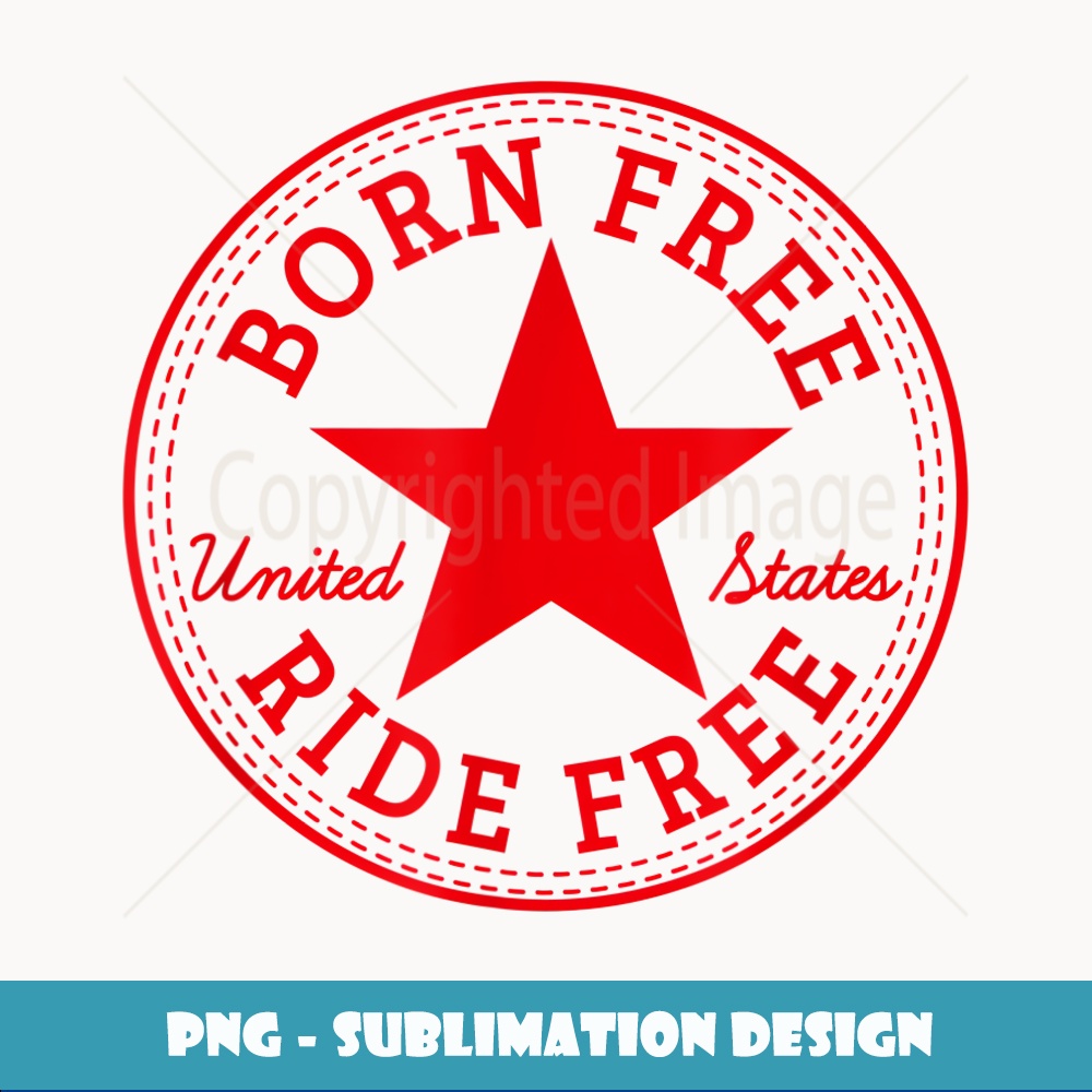 Biker Born Free Ride Free T for Motorbike Riders - Vintage S | Inspire ...