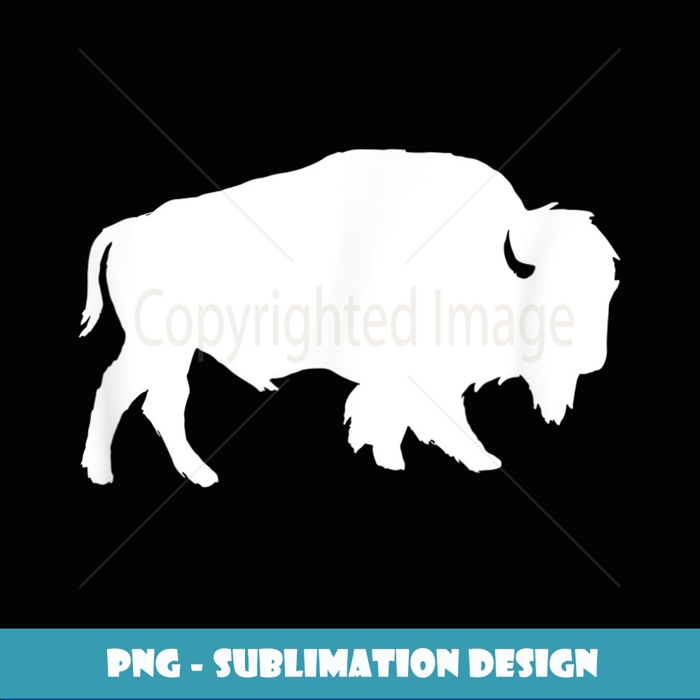 White Buffalo Silhouette Shadow Wild Animal - Exclusive Subl | Inspire ...