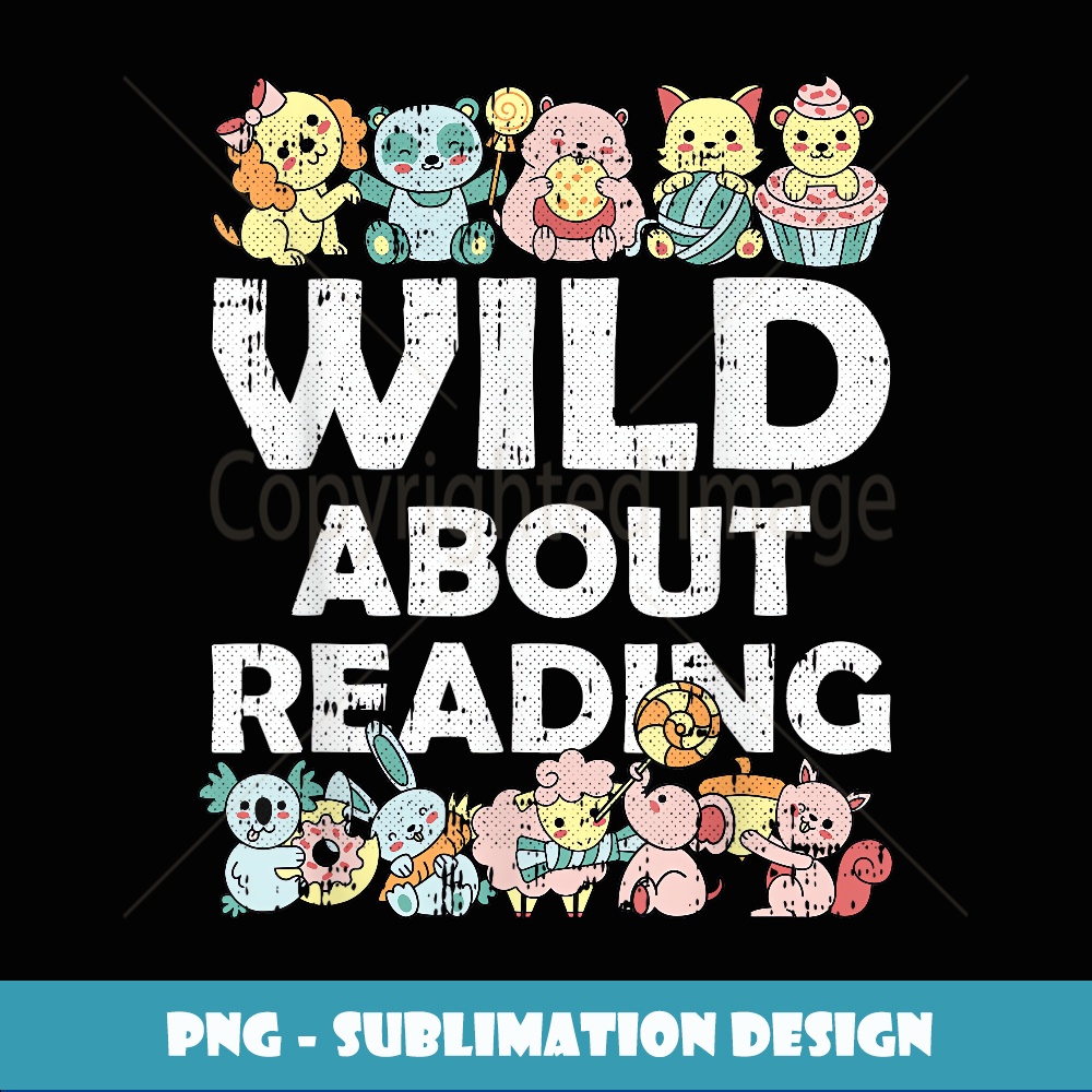 Wild About Reading Cute Animals BookWorm Bibliophiles Nerds | Inspire ...