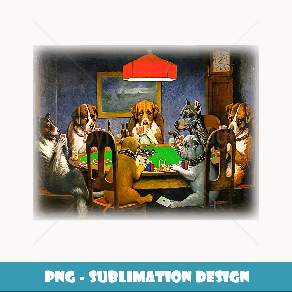 Womens Dogs Playing Poker A Friend in Need Funny Dog Lover A | Inspire ...