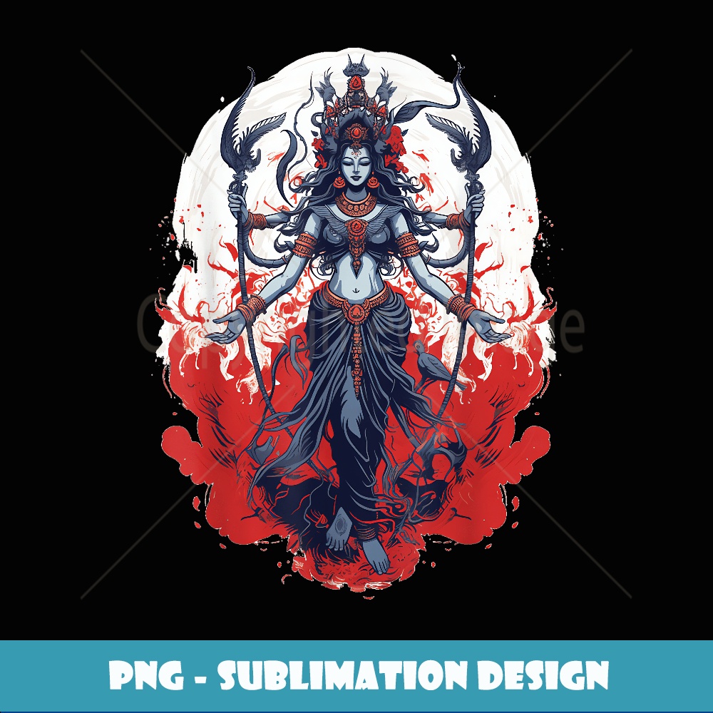 Kali Goddess of Death, Time and Doomsday Hindu Yoga Women - | Inspire ...