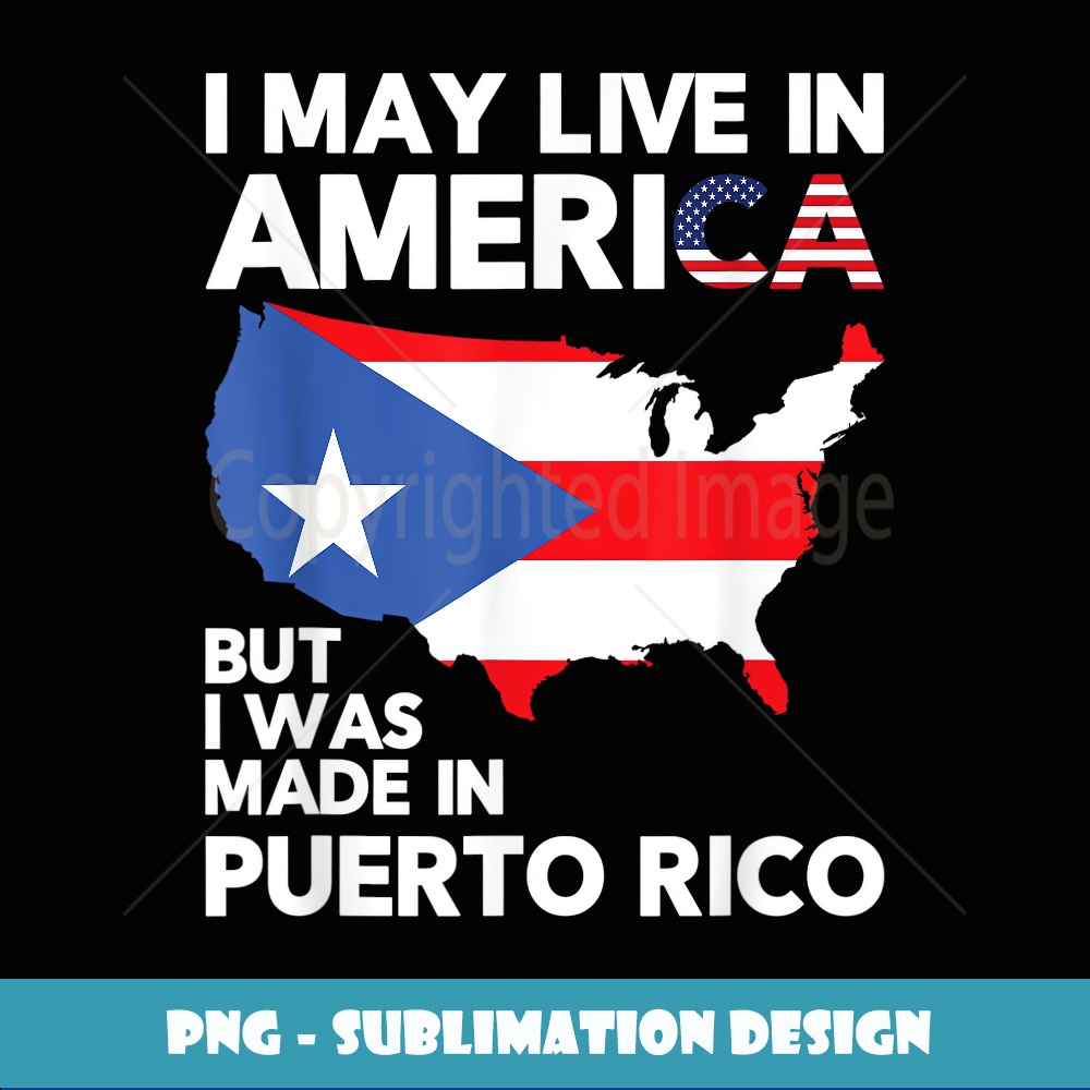 Puerto Rico Puerto Rican Roots American Map Flag Gift - Uniq | Inspire ...