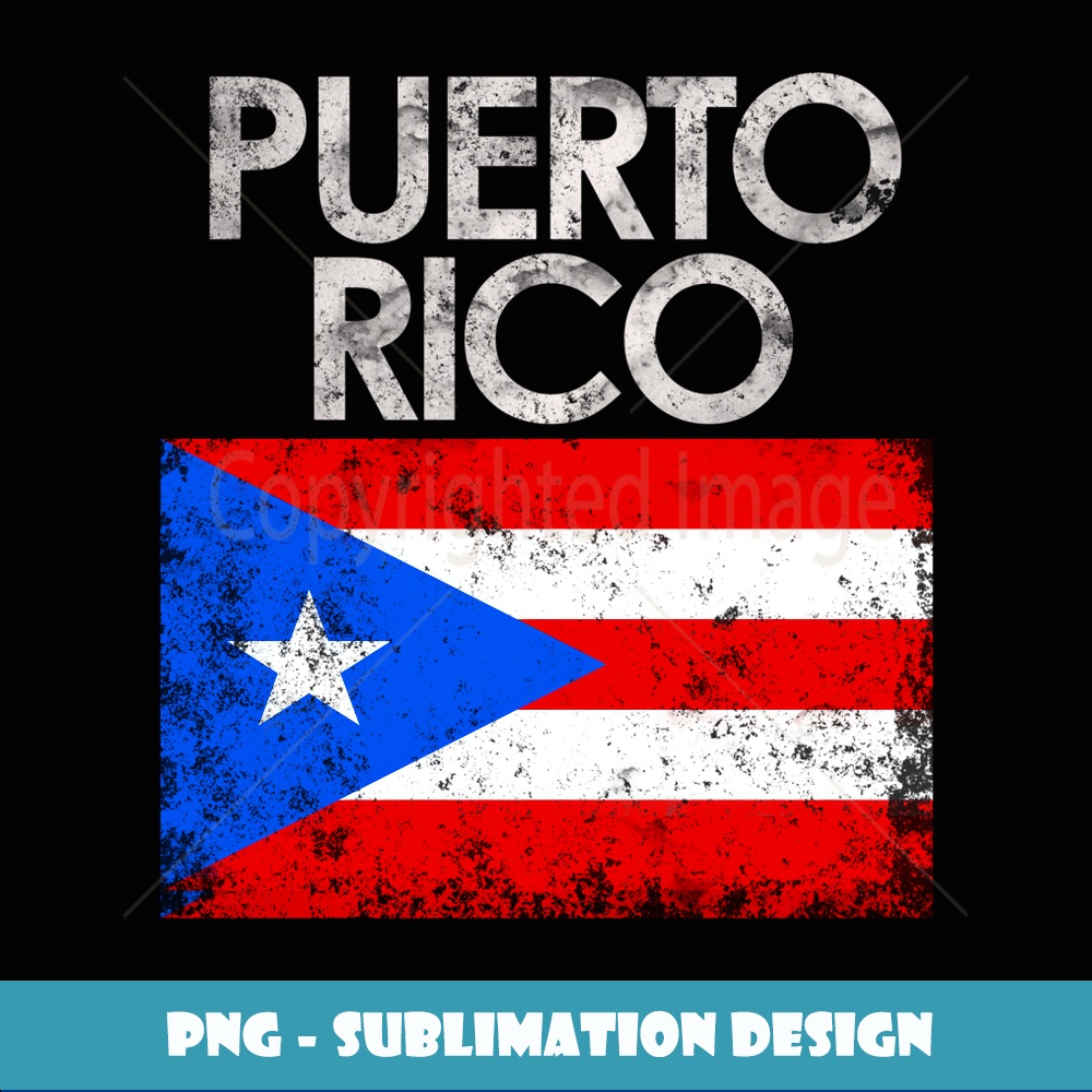 Vintage Puerto Rico Puerto Rican Flag Pride Gift - Creative - Inspire ...