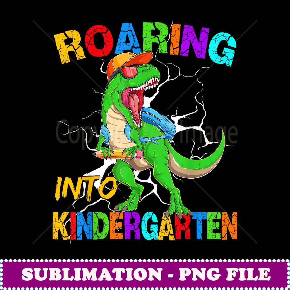 Roaring Ino Kindergaren T Rex Dinosaur Back To School - Uniq | Inspire ...