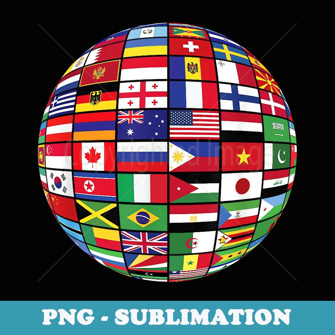 Global World Flags - Patriotic Traveler | Inspire Uplift