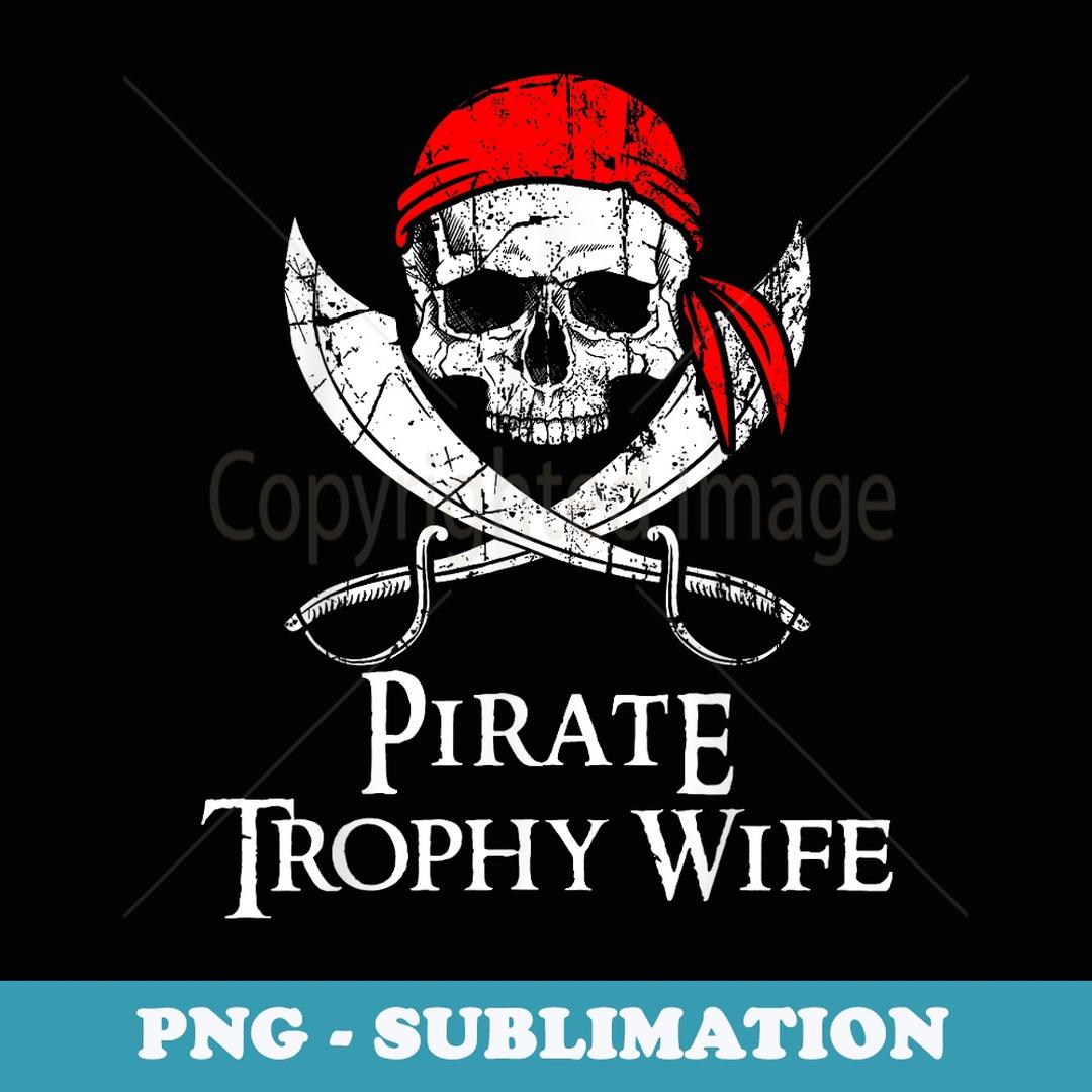 Pirate Trophy Wife Skull And Crossbones Flag - Trendy Sublim | Inspire ...